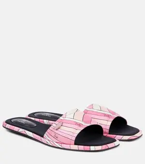 Emilio Pucci Iride Twill Sandals - Multicoloured