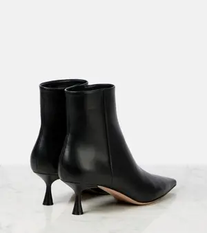 GIANVITO ROSSI Leather Ankle Boots