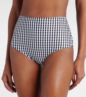 Faithfull The Brand Reyes Gingham Bikini Bottoms
