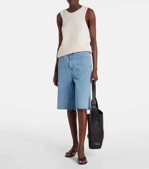 RÓHE Oversized Denim Shorts