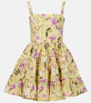 Agua Bendita Lima Printed Minidress - Multicoloured