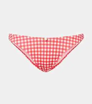 BANANHOT Lenny Gingham Bikini Bottoms - Red