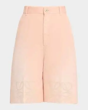 Loewe Wide Leg Shorts For Women