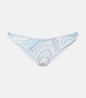 Emilio Pucci Marmo Bikini Bottom - Turquoise