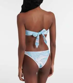 Emilio Pucci Marmo Bikini Bottom - Turquoise