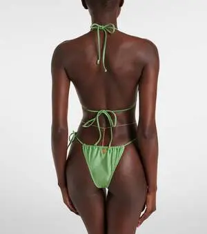 BANANHOT Chain Triangle Bikini Top