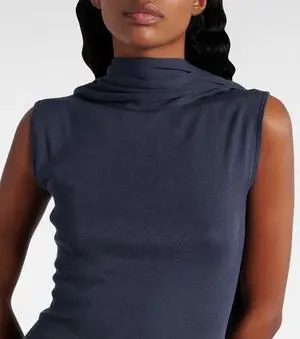AYA MUSE Solar Scarf-detail Minidress