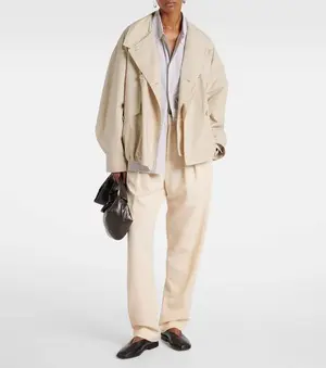 LEMAIRE Wool-blend Gabardine Tapered Trousers