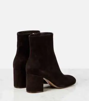 GIANVITO ROSSI Joelle 70 Suede Ankle Boots