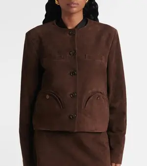 BLAZÉ MILANO Gliss Bolero Suede Jacket