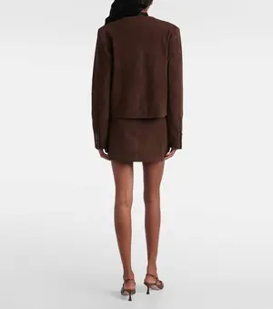 BLAZÉ MILANO Gliss Bolero Suede Jacket