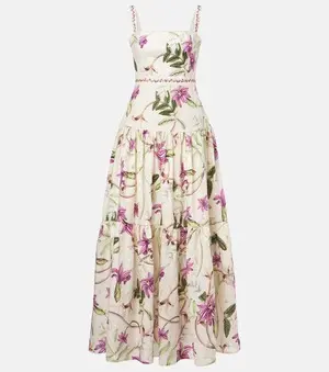 Agua Bendita Lima Printed Maxi Dress - Multicoloured