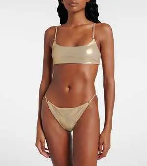 Jade Swim Aria Metallic Bikini Bottom
