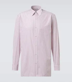 Charvet Striped Cotton Poplin Shirt