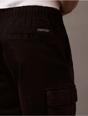Calvin Klein Pull-on Cargo Shorts - Black