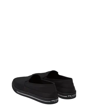 Prada Re-nylon Slip-on Sneakers - Black