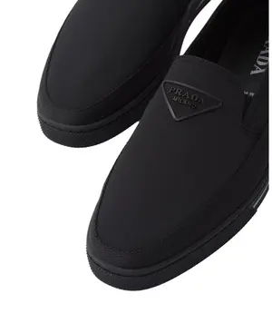 Prada Re-nylon Slip-on Sneakers - Black