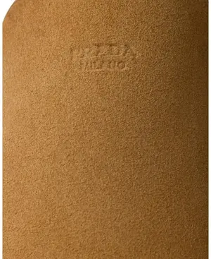 Prada Suede Mules - Cinnamon