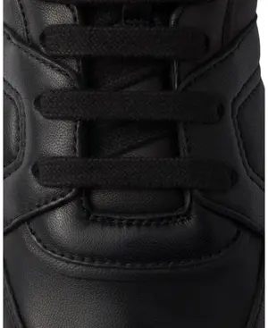 Prada Nappa Leather Sneakers - Black