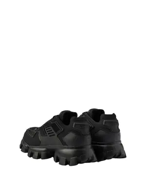 Prada Cloudbust Thunder Knit Fabric Sneakers - Black