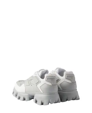 Prada Cloudbust Thunder Knit Fabric Sneakers - White