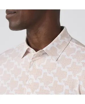 Mizzen+main Versa Short Sleeve Polo - Orange
