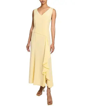 Santorelli Emerson Sleeveless Silk Midi Dress