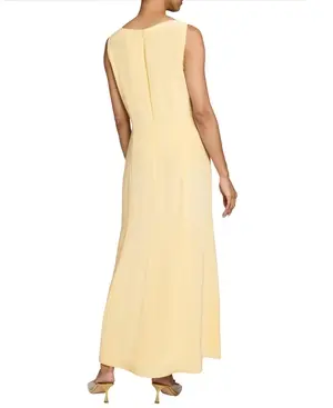 Santorelli Emerson Sleeveless Silk Midi Dress