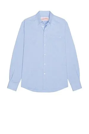 Valentino Garavani V Logo Signature Shirt - Sky Spring