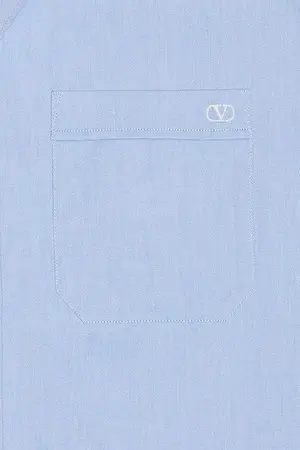 Valentino Garavani V Logo Signature Shirt - Sky Spring