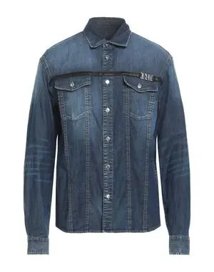 Dsquared2 Denim Shirt Size Cotton, Elastane, Ovine Leather