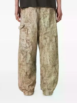 1989 STUDIO Distressed Wide Leg Cargo Trousers