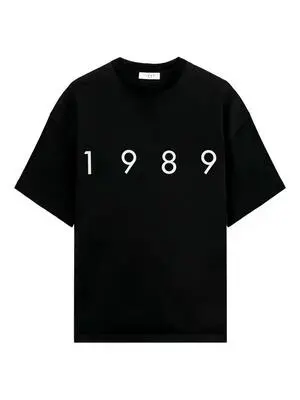 1989 STUDIO Cotton T-shirt - Black