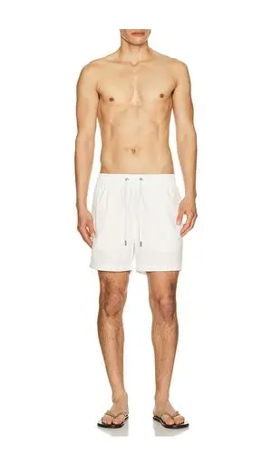 Onia Charles 5 Swim Trunk - White