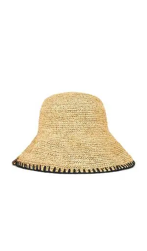 Rag & Bone Jade Whipstitch Rollable Bucket Hat - Nat