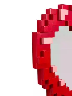 SELETTI Heart-shaped Pixelated Mirror