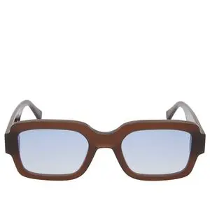 MONOKEL Apollo Square Sunglasses - Chocolate/blue
