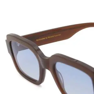MONOKEL Apollo Square Sunglasses - Chocolate/blue