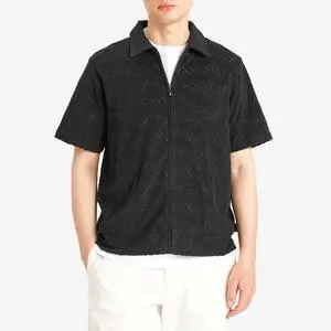 THISISNEVERTHAT Terry Shortsleeve Zip Shirt