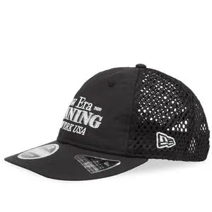 New Era Running Retro Crown 9fifty Adjustable Cap - Black