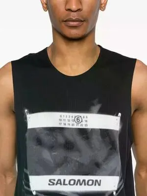 MM6 MAISON MARGIELA X SALOMON Numbers-motif Tank Top