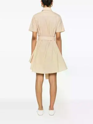 Loewe Anagram-motif Mini Dress - Neutrals