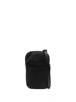Emporio Armani Logo-plaque Phone Bag - Black