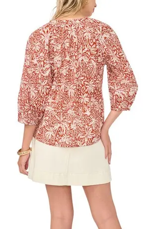 Vince Camuto Floral Print Button-up Shirt