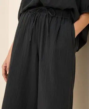 PACT Organic Cotton Coastal Double Gauze Split Hem Pant