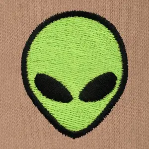 DALIX Alien Relaxed Fit Hoodie - Camel