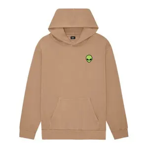 DALIX Relaxed Fit Midweight Hoodie - Camel