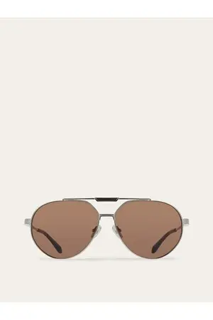 FERRAGAMO Pilot Sunglasses - Gold