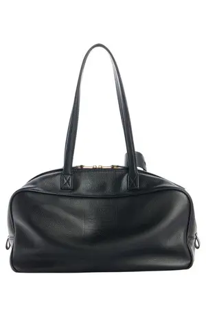 Balenciaga Medium Leather Bowling Satchel