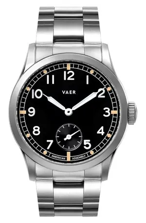 VAER C3 Dirty Dozen Bracelet Watch - Black